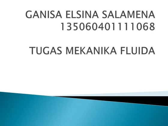 Laporan praktikum mekanika fluida ( hydraulic bench ) itb modul 1 | DOCX