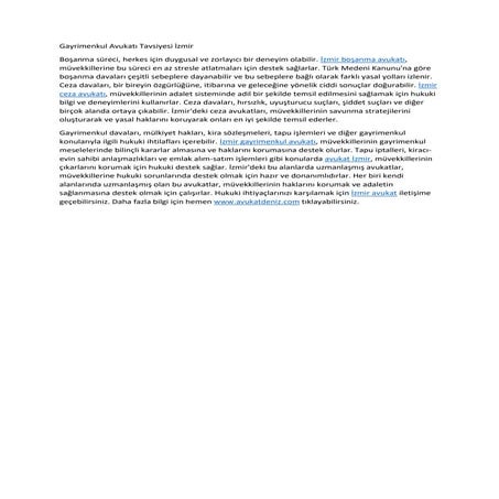 Gayrimenkul Avukati Tavsiyesi Izmir..pdf