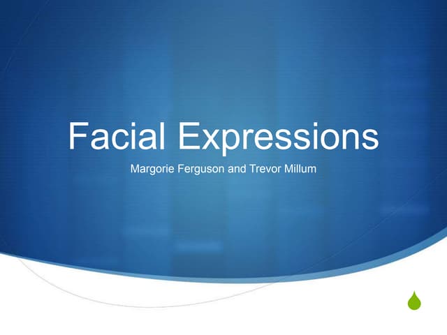 Facial expressions pp | PPTX