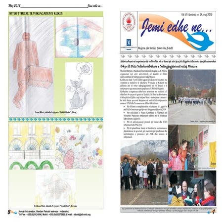 Gazeta "JEMI EDHE NE" NR.54 Muaji MAJ 2015 | PPT