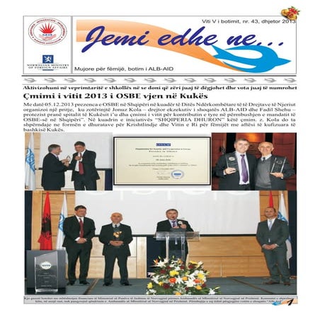 Gazeta jemi edhe ne nr 43 dhjetor 2013 | PDF