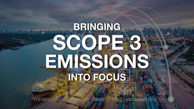 Bringing Scope 3 into Focus - Sarah Golden | PPT Bringing Scope 3 into Focus - Sarah Golden | PPT