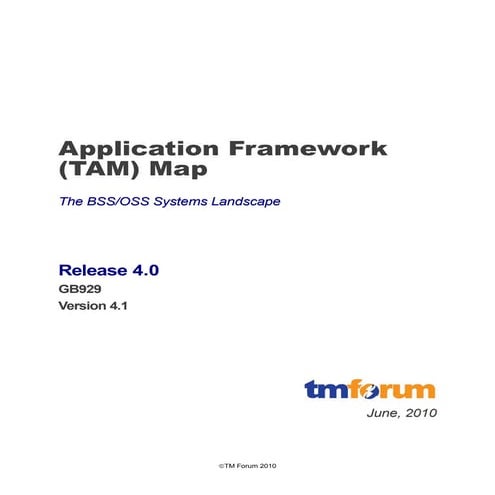 Gb929 telecom applications_framework_r4-0_v4-1 | PDF