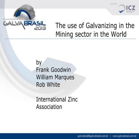 Gb2013 frank goodwin_ international zinc association | PPT