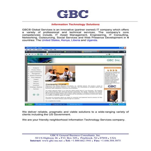 Gbc Global Services.Pdf