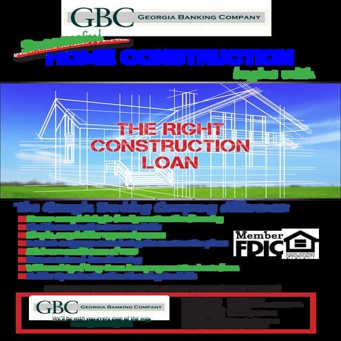 GbC Home Construction Flyer | PDF