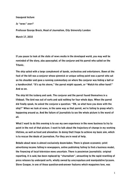 Chapter 10 types of news articles | PPT