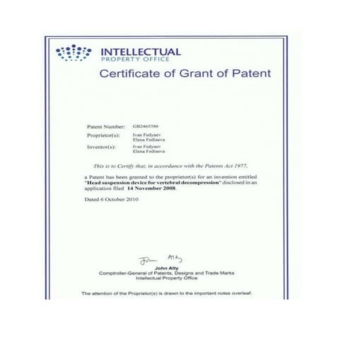 Gb patent | DOCX