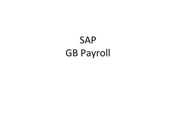 Payroll Control Center for SAP and SuccessFactors Payroll | PDF