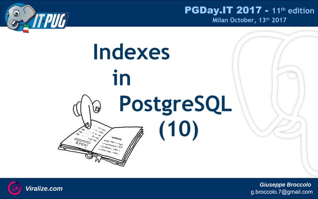 Indexes in PostgreSQL (10) | PDF Indexes in PostgreSQL (10) | PDF