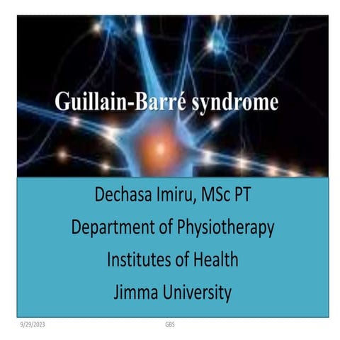 PT MANAGEMENT OF GBS | PPTX