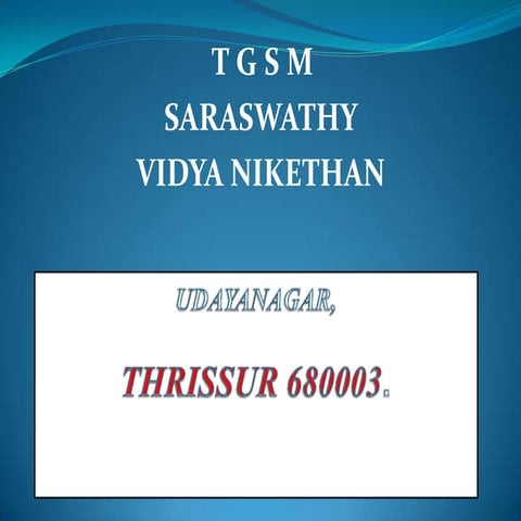 TGSM BVN SCHOOL | PPT
