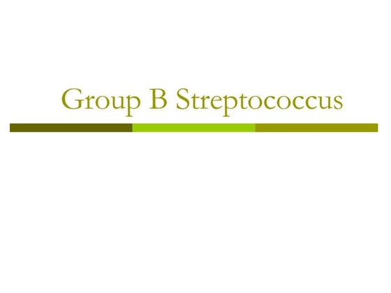 Newborn Sepsis and Group B Streptococcal Infection in Pregnancy | DOCX ...