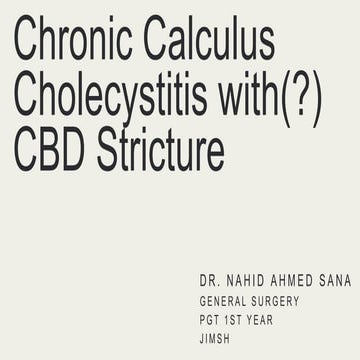 GB STONE WITH CBD STRICTURES and its mangement .pptx