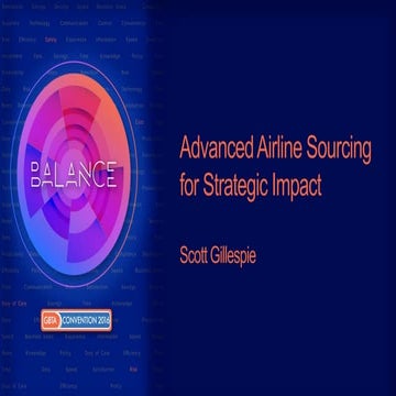 Advanced Airline sourcing for Strategic impact | PDF | Air Travel ...