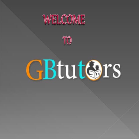 GBtutors - The Private Tutor Finder in London, UK | PPTX