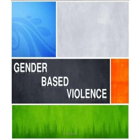 Gender Based Violence | PPTX