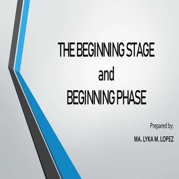 The Beginning Stages and Phases of .pptx