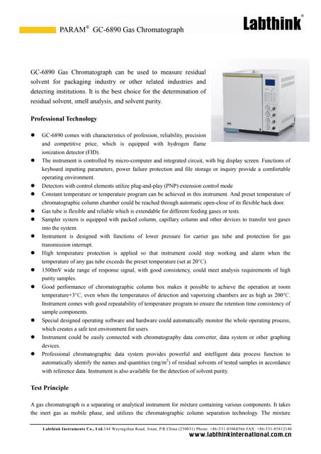 GC-7800-Gas-Chromatograph | PDF