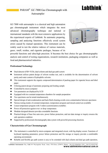 HGA 02-Headspace-Gas-Analyzer | PDF