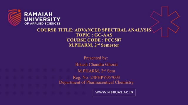 Gas chromatography | PPT