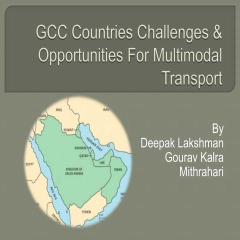 GCC Multimodal Transport | PPTX