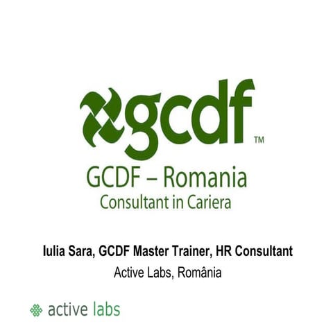 GCDF Romania | PPT