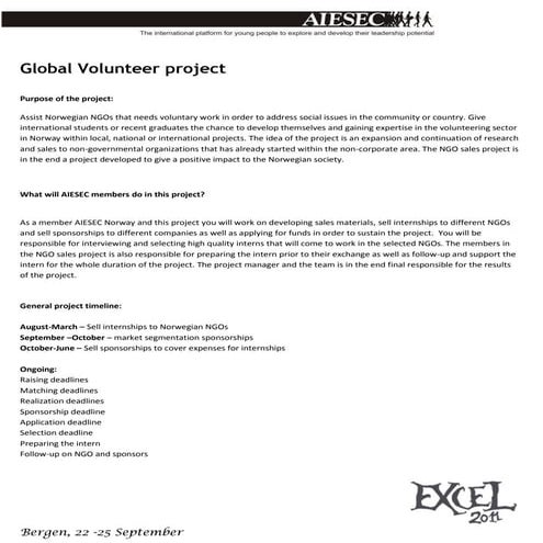 Gcdp icx global volunteer project | PDF