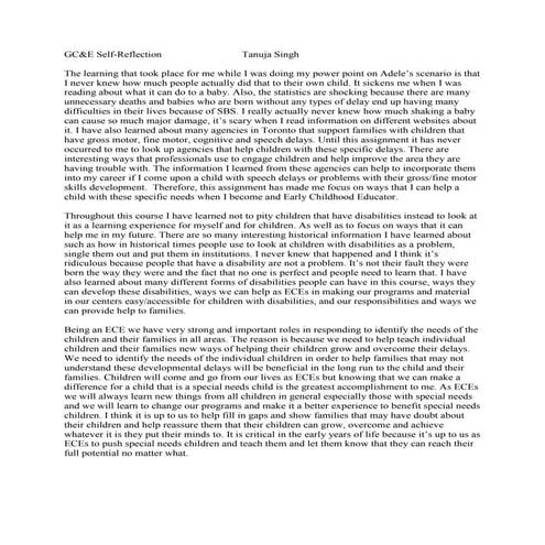 Gc&e reflection | DOCX