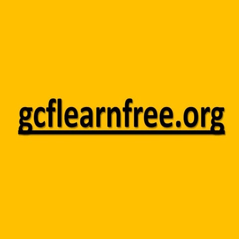 Using GCF LearnFree | PPT