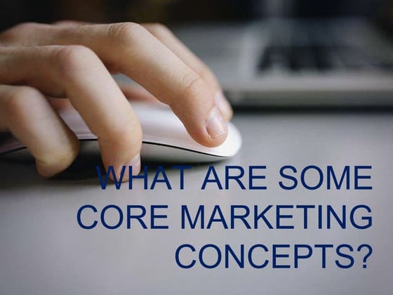 Presentation3 core concepts of marketing | PPT