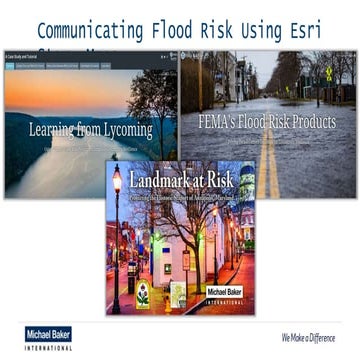 Communicating Flood Risk Using Esri Story Maps | PPT