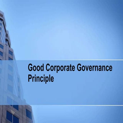 Gcg principle | PPTX