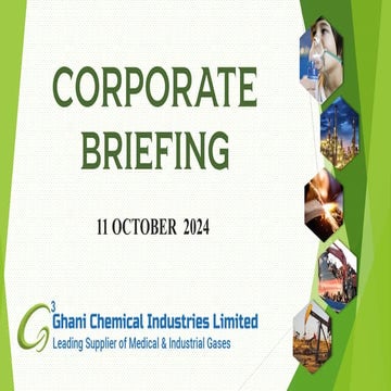 GCIL-Presentation of Corporate Briefing Session 2024 - GHANI CHEMICAL ...