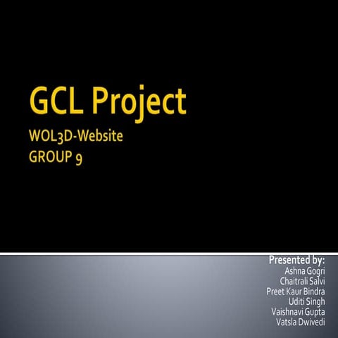 Gcl | PPT