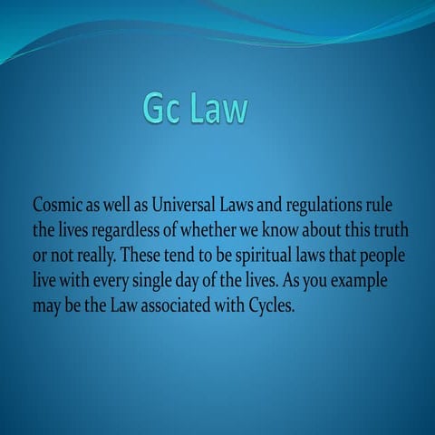 Gc law | PPT