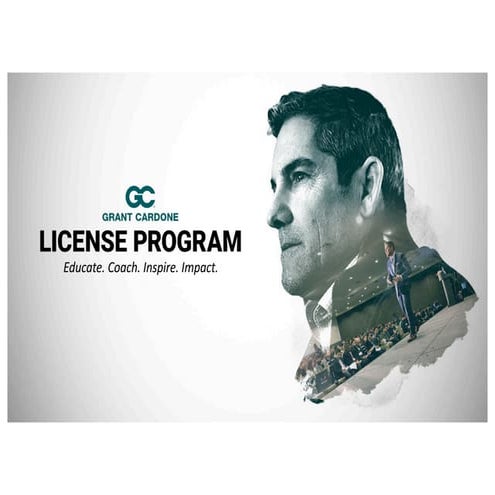 Grant Cardone Licence Program | PDF