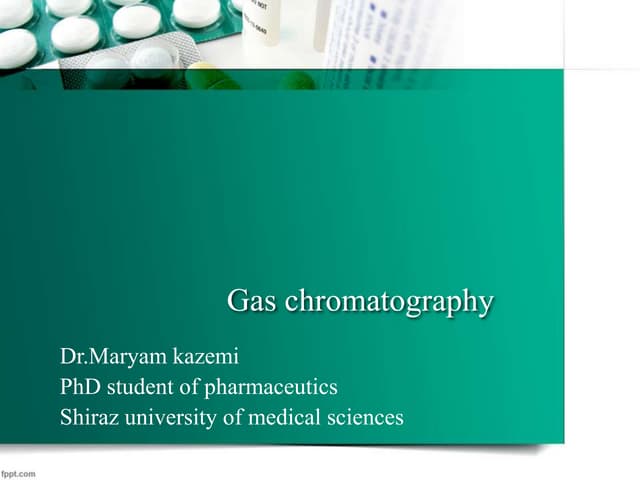 Column In Gas Chromatography Pptx