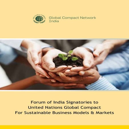 Membership Brochure of Global Compact Network India | PDF | Large ...