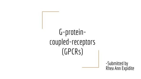 G protein coupled receptor | PPTX