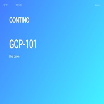 GCP - 101 | PDF