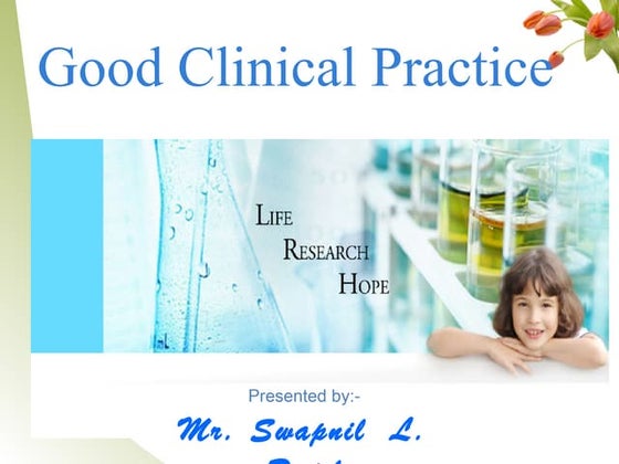 Good Clinical Practice (GCP) | PPT