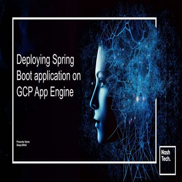 Gcp App Engine With Spring Boot Deployment Pptx