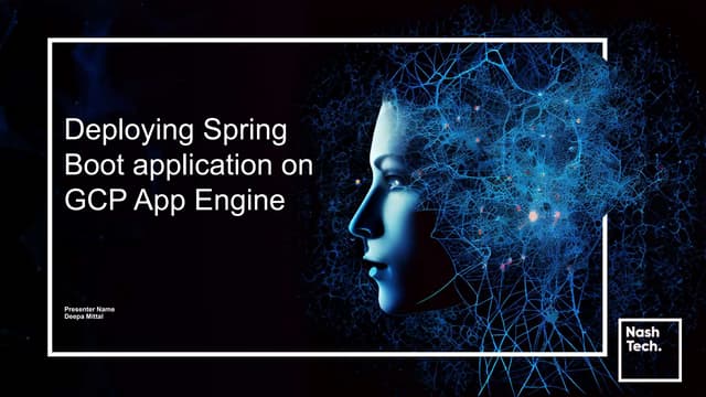 Gcp App Engine With Spring Boot Deployment Pptx