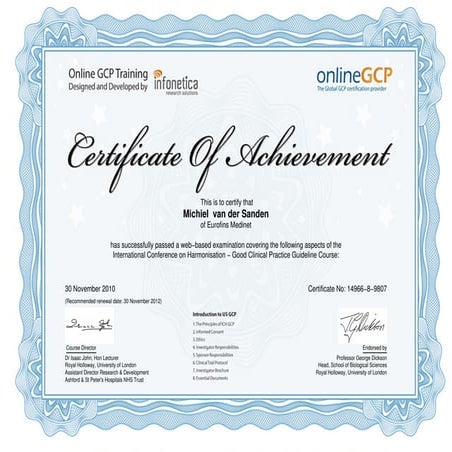 GCP certificate | PDF