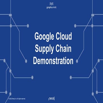 Google Cloud Supply Chain Demo | PPT