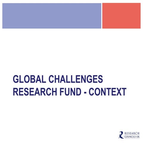 GCRF slides | PDF