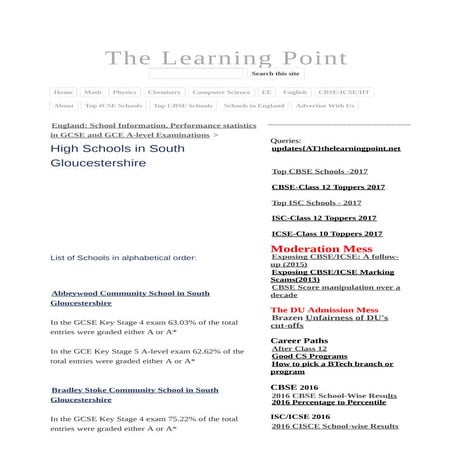 Gcse 5 - GCSE/GCE Examinations | PDF