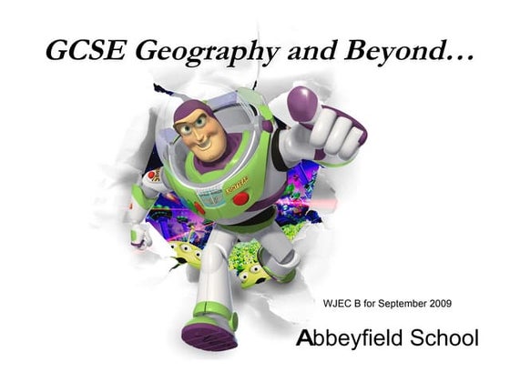GCSE Geography from 2012 WJEC B v2 | PPT