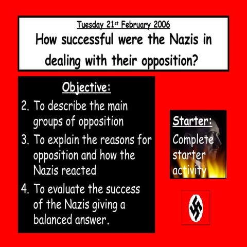 GCSE SHP Germany Opposition to the Nazis | PPT